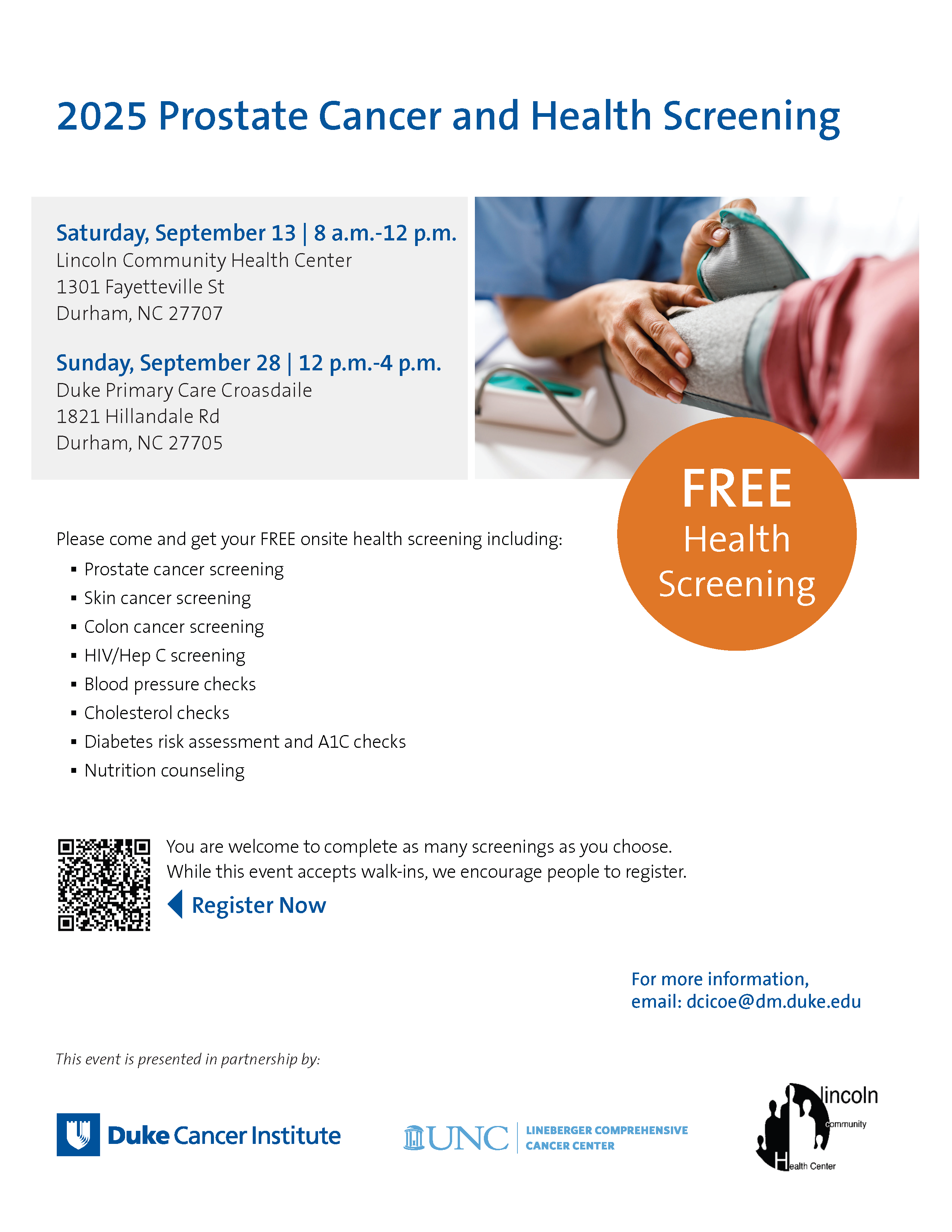 2025 Prostate Cancer and Health Screening - The Charlotte Post