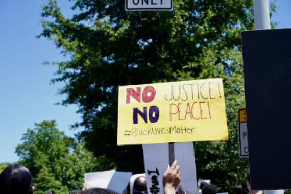Peaceful protest in south Charlotte sends strong message